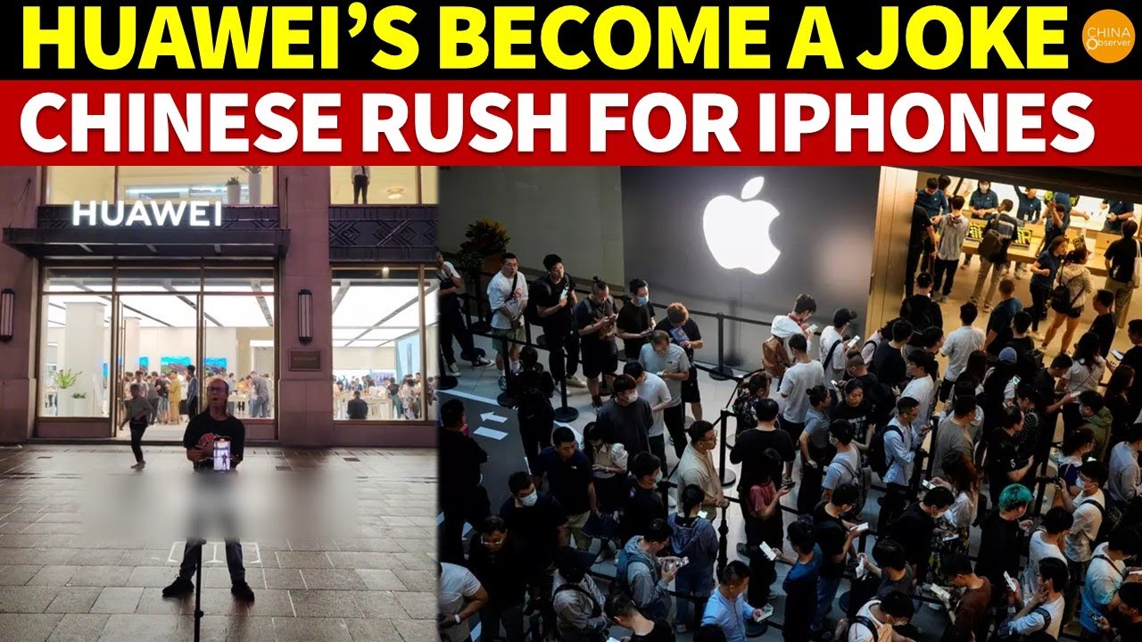 Huawei Has Become a JOKE! iPhone 15 Is Wildly in Demand in China, While ...