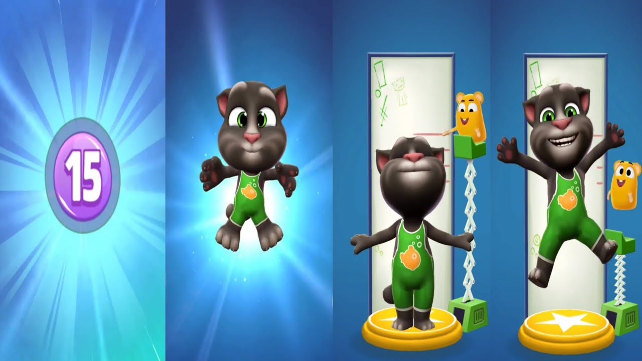 Happy Birthday Level 15 Vs Level ? My Talking Tom 2 - YouTube