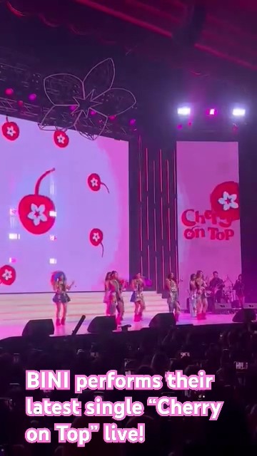 BINI performs their latest single “Cherry on Top” live during their ...