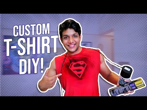 DIY Custom T-shirt Printing AT HOME - YouTube