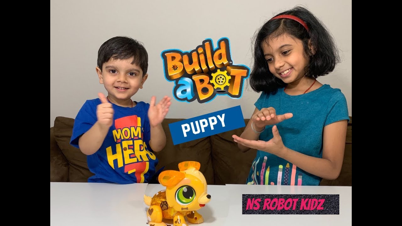 Build-a-Bot Robotics Puppy by Basic Fun !! - NS Robot Kidz :) :) - YouTube