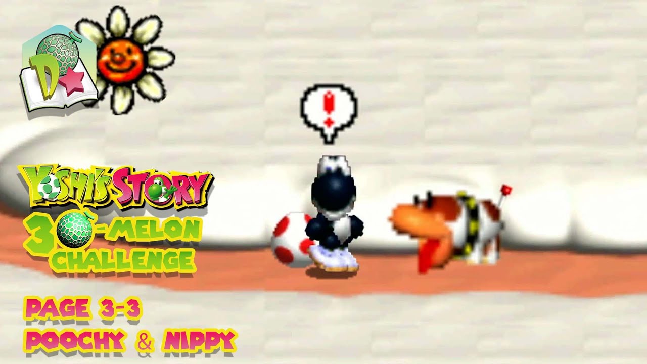Yoshi Story - 30-Melon Challenge | Episode 3-3 | Poochy & Nippy - YouTube