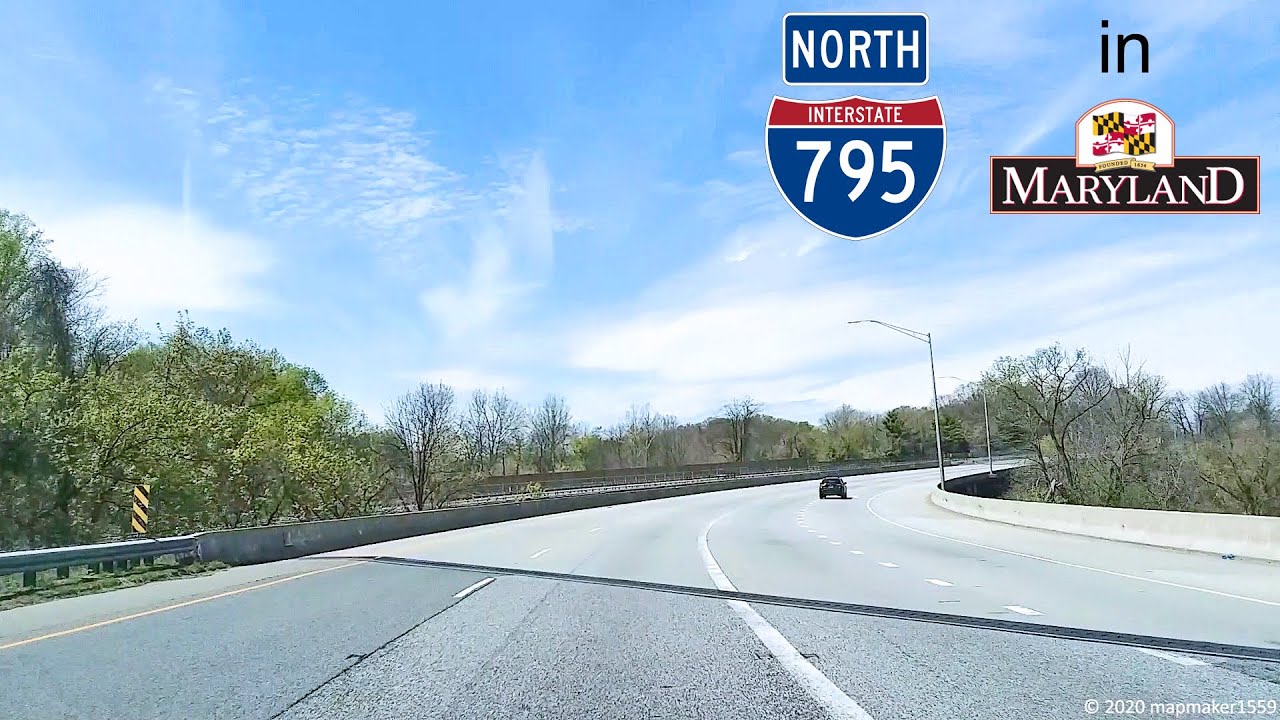 I-795 Northbound in Maryland (Full Trip) - YouTube