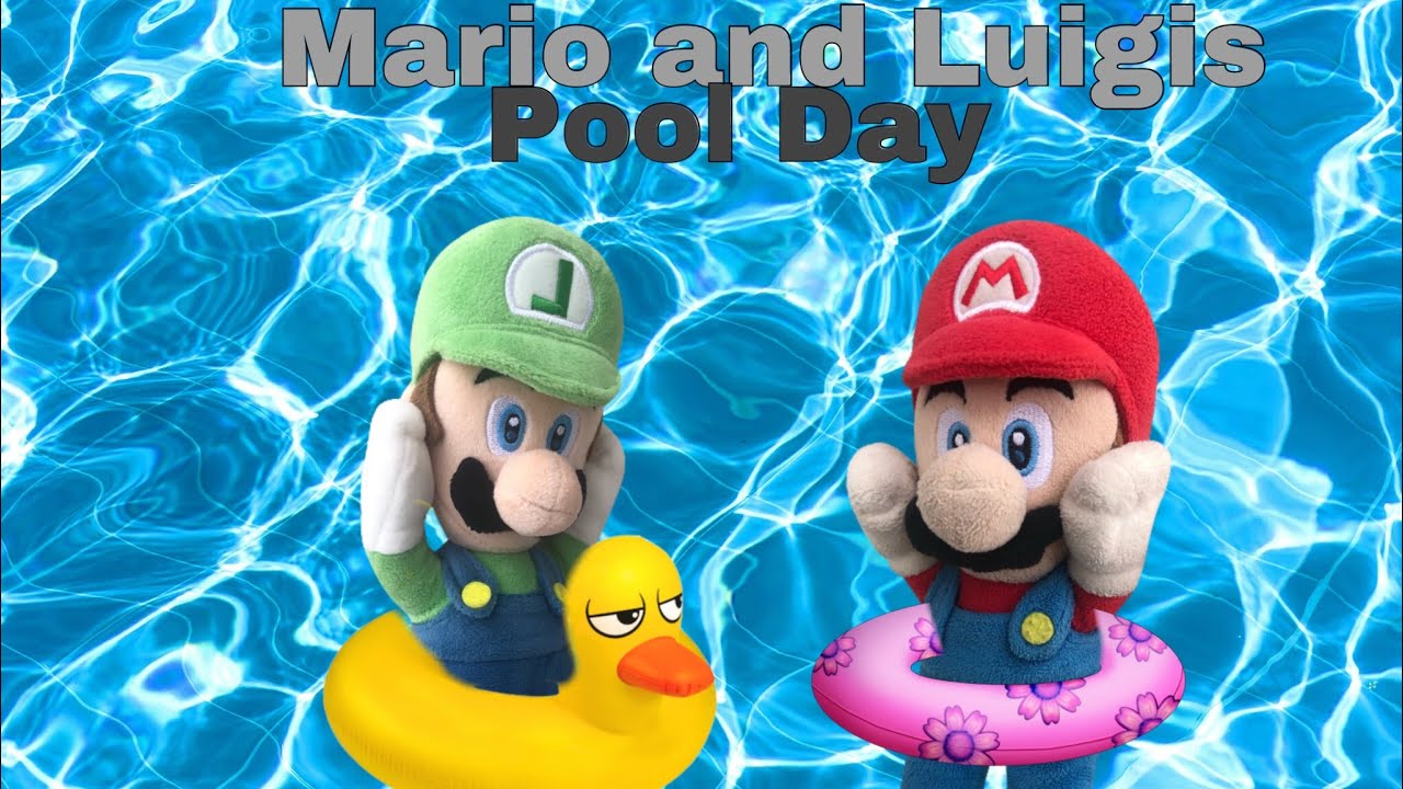 Mario and Luigis Pool Day! - YouTube
