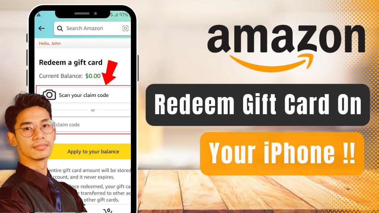 How to Redeem Amazon Gift Card on iPhone ! - YouTube