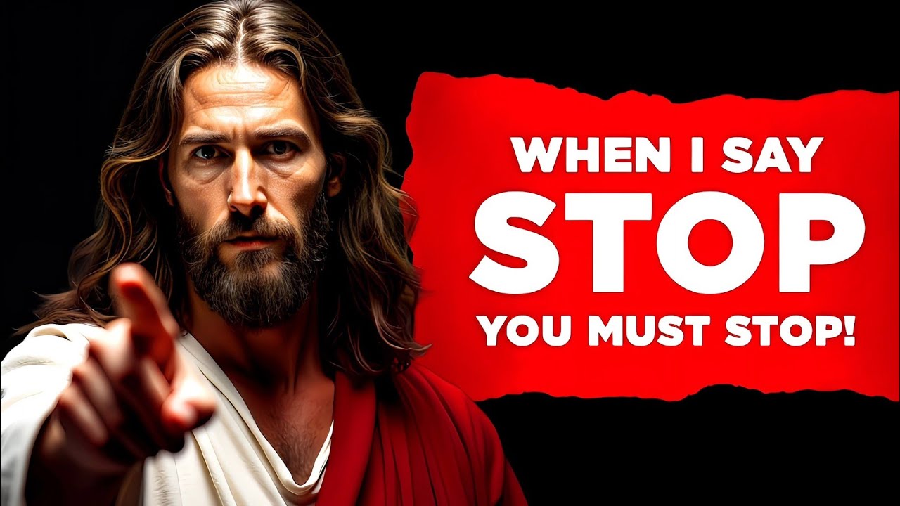 🔴"GOD SAYS:- WHEN I SAY STOP YOU MUST STOP!" | God Message Today | God ...