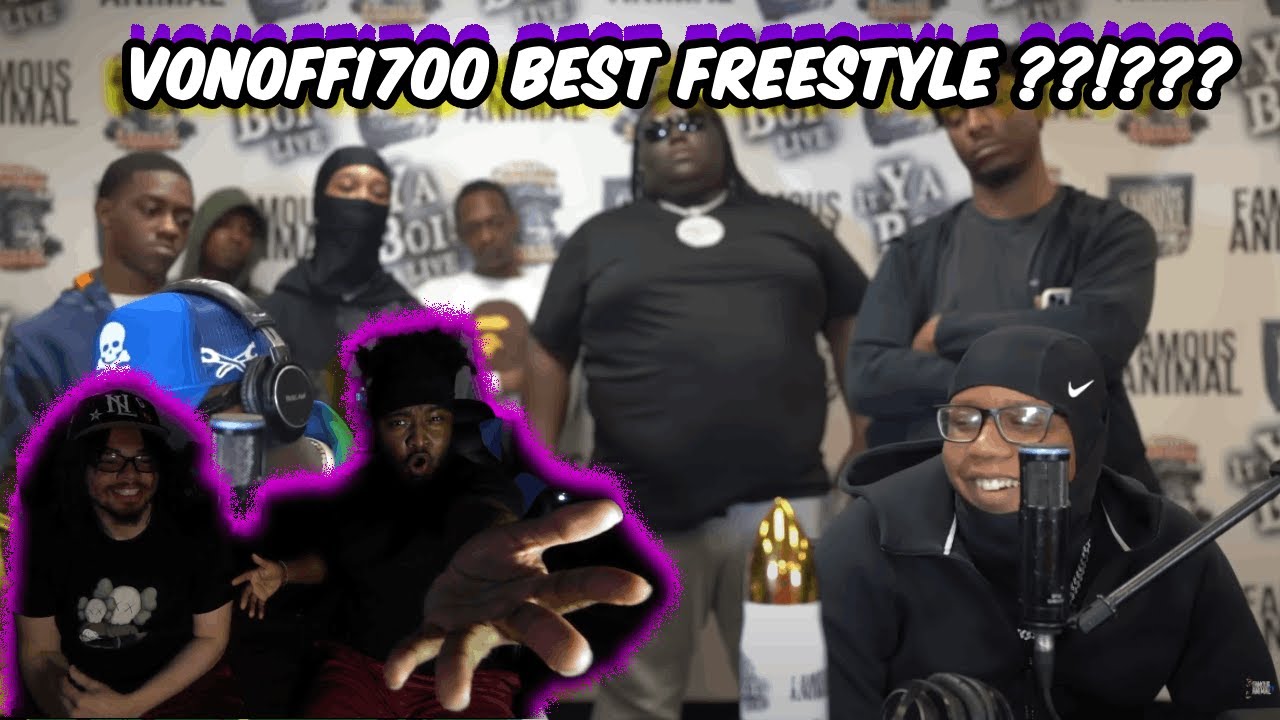 He Brought his whole Gang with Him😳| Vonoff1700 Freestyle😳REACTION💥⛈️ ...