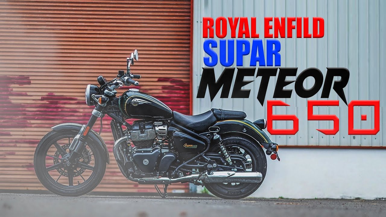 Royal Enfield Super Meteor 650 review in hindi | RE super meteor 650 ...