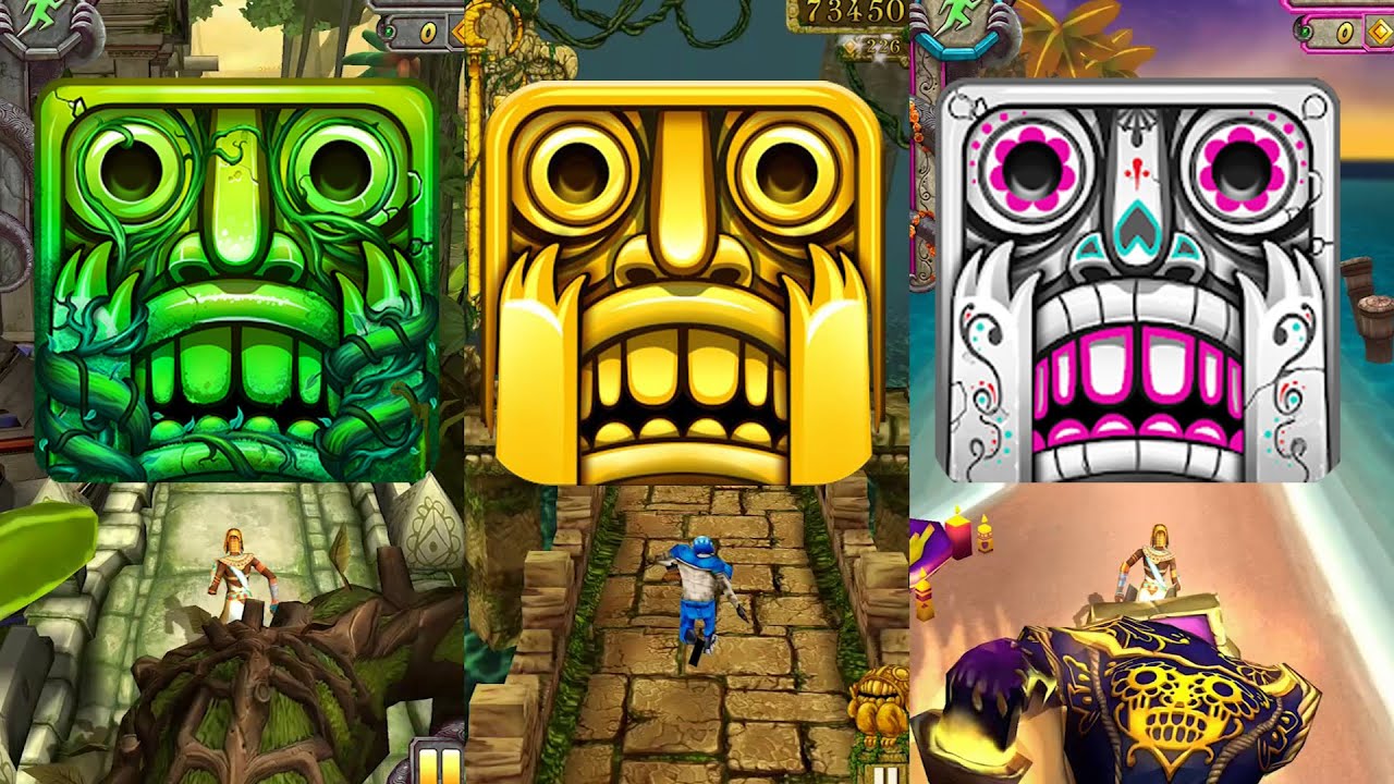 Temple Run 2 Lost Jungle Vs Temple Run Vs Temple Run 2 Spirits Cove ...