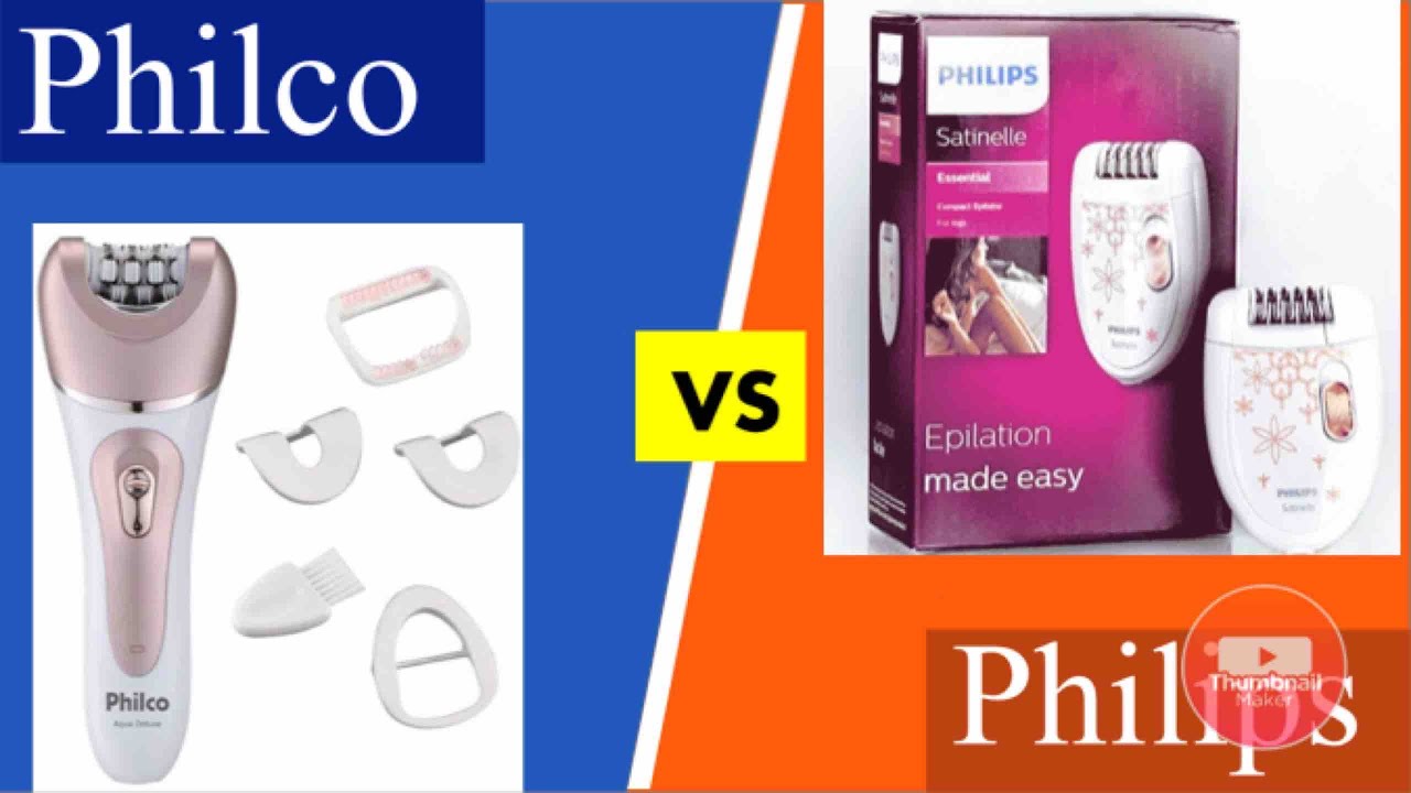 DEPILADOR PHILIPS OU PHILCO/ QUAL É MELHOR/ VALOR/ QUAL DÓI MAIS/ VALE ...