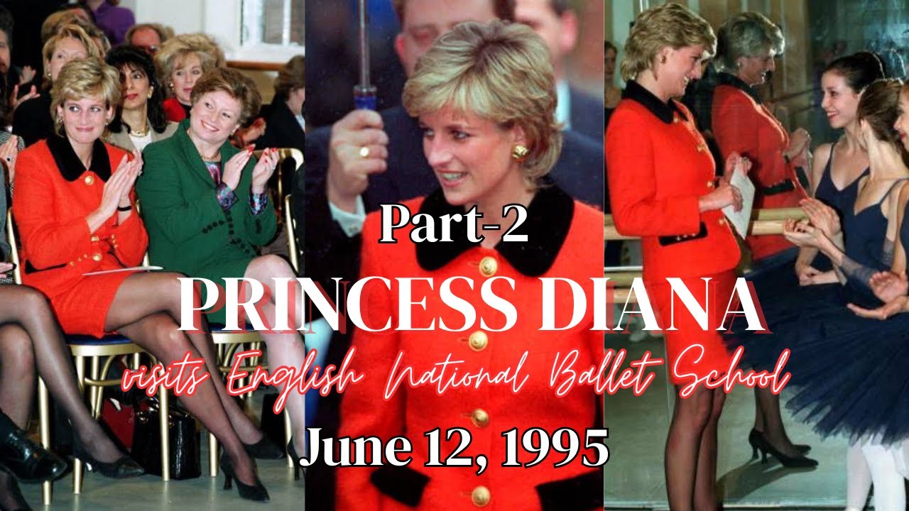 Princess Diana Visits English National Ballet School | June 12, 1995 ...