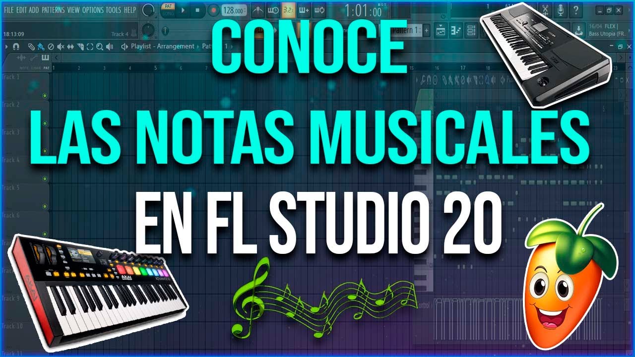 🎹 TEORÍA MUSICAL | Notas musicales en FL STUDIO 20 😱 - YouTube