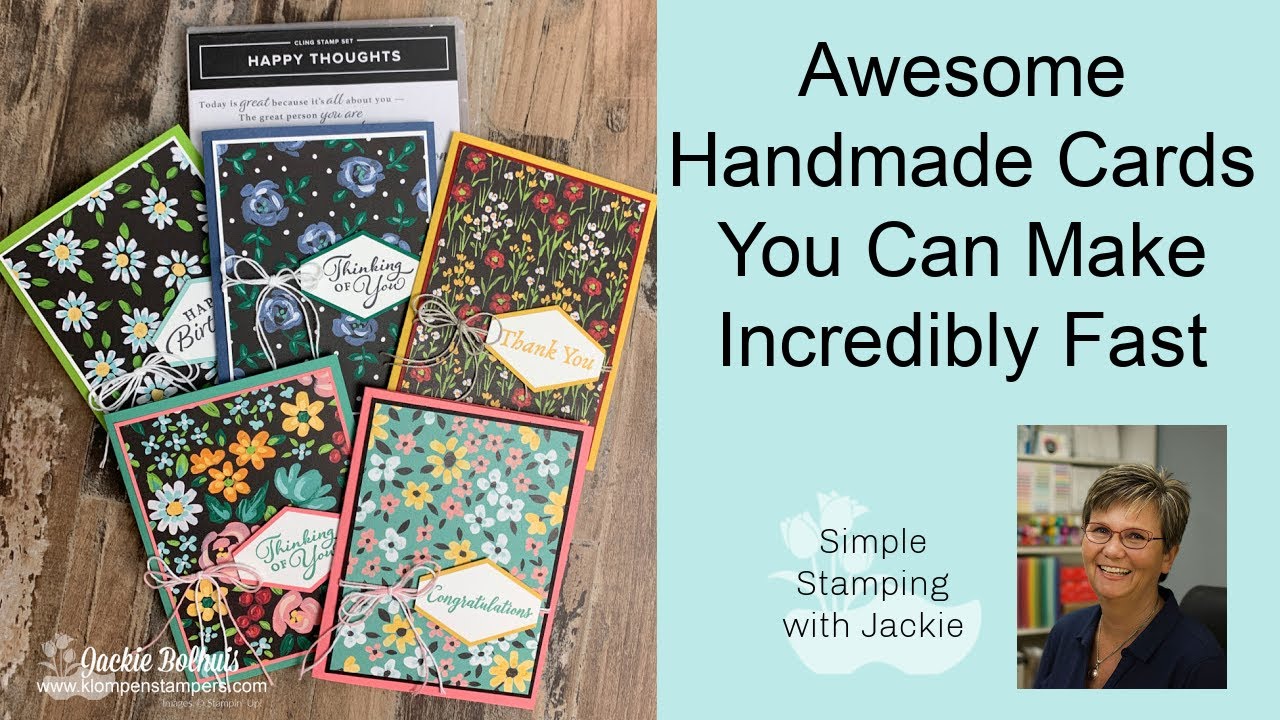 5 Awesome Handmade Cards You Can Make Incredibly Fast - YouTube