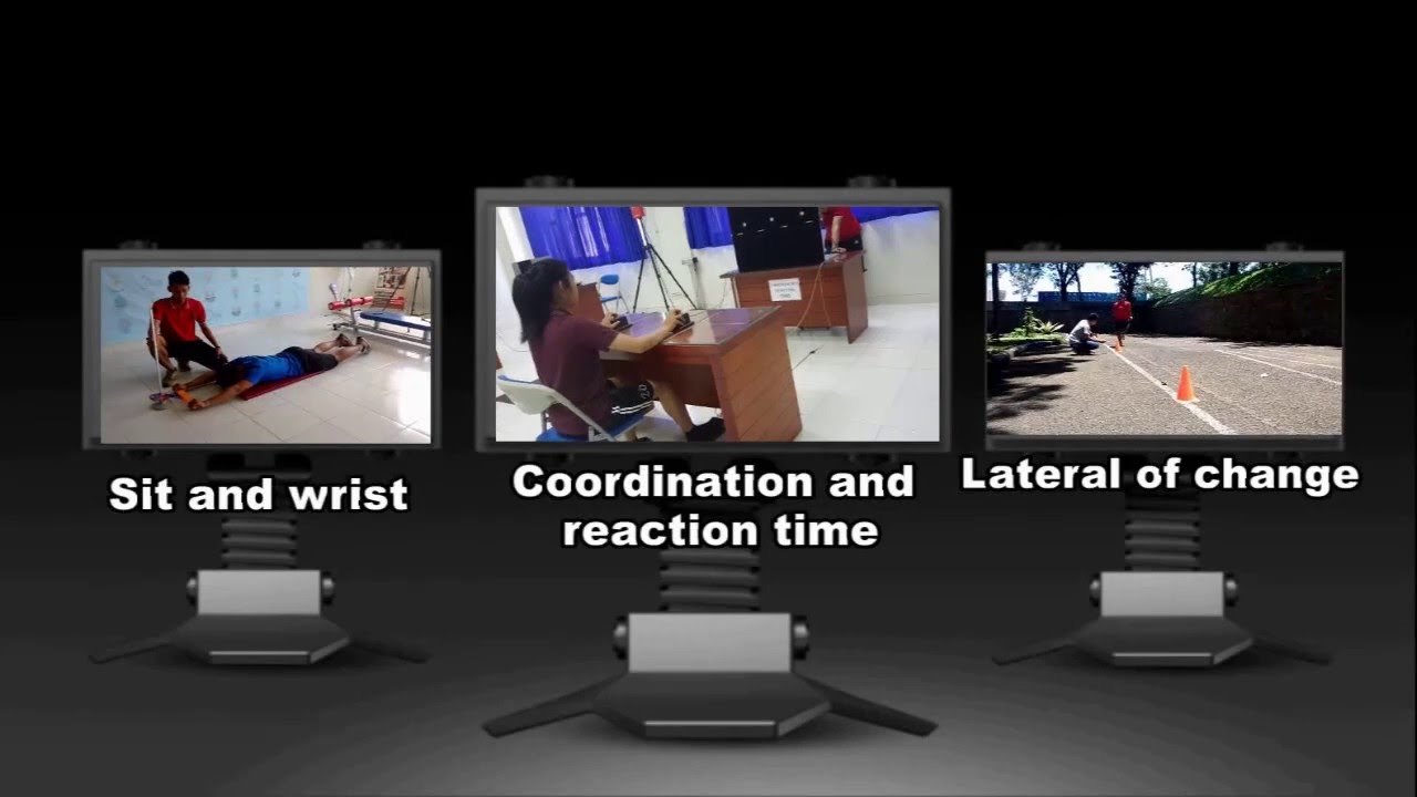 Agility (kelincahan) Lateral change of direction test Indonesia - YouTube