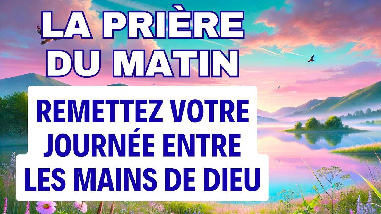 PRIÈRE du MATIN Catholique Remettez votre journée entre les mains de ...
