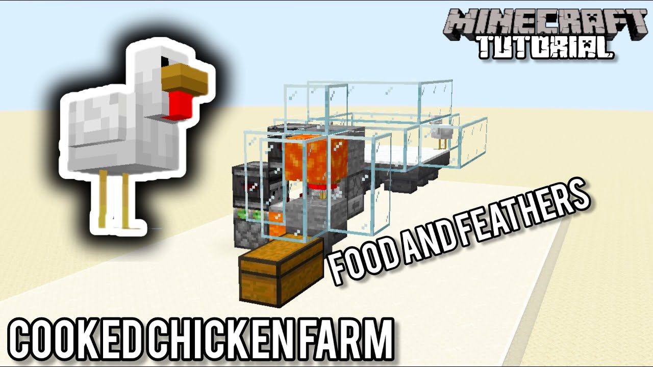 Cooked Chicken Farm | Minecraft 1.20 Redstone Tutorial - YouTube