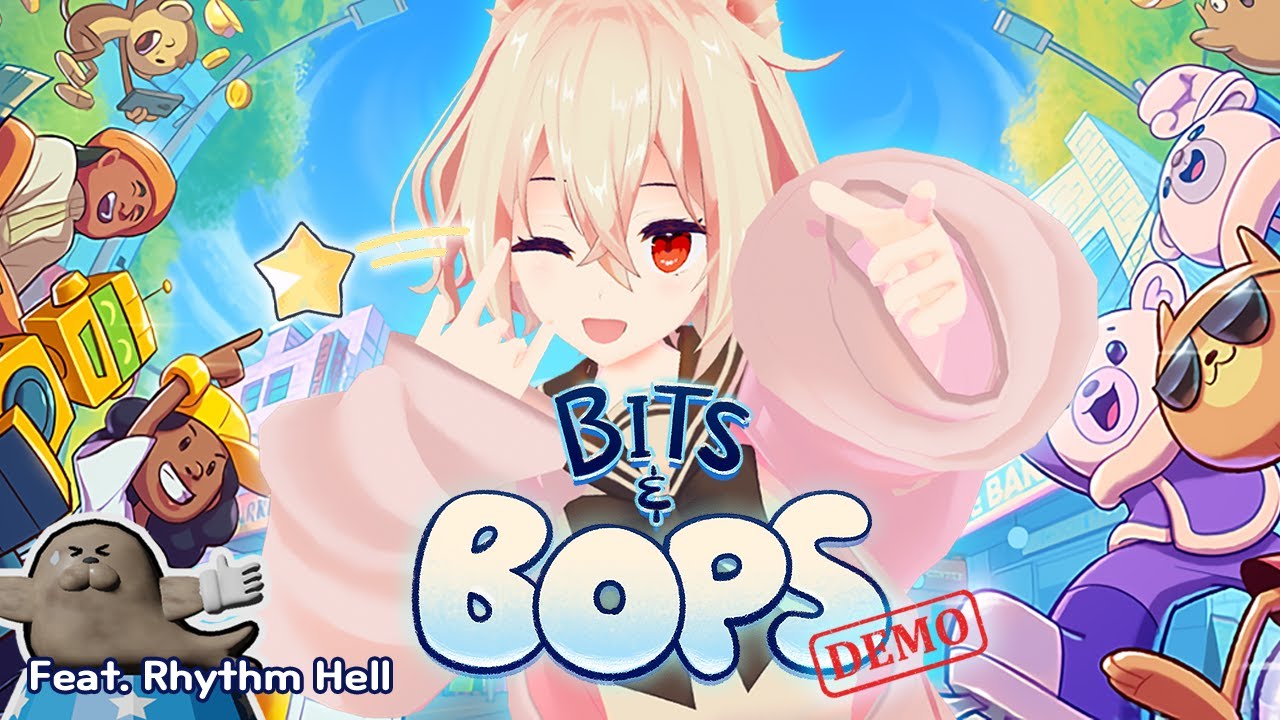 【Bits & Bops】期待の新作リズムゲームでウェイします！ feat. Rhythm Hell - YouTube