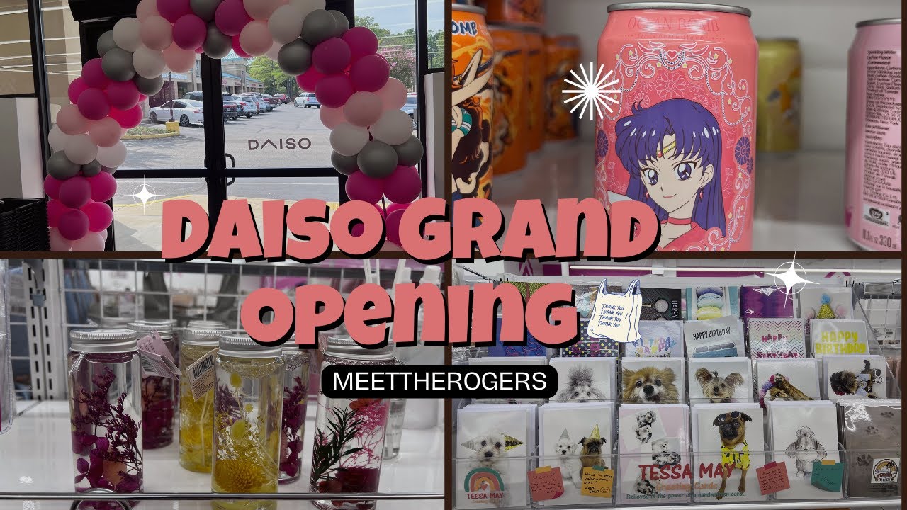 Inside the DAISO GRAND OPENING 🛍️ First Look at This Japanese Store ...