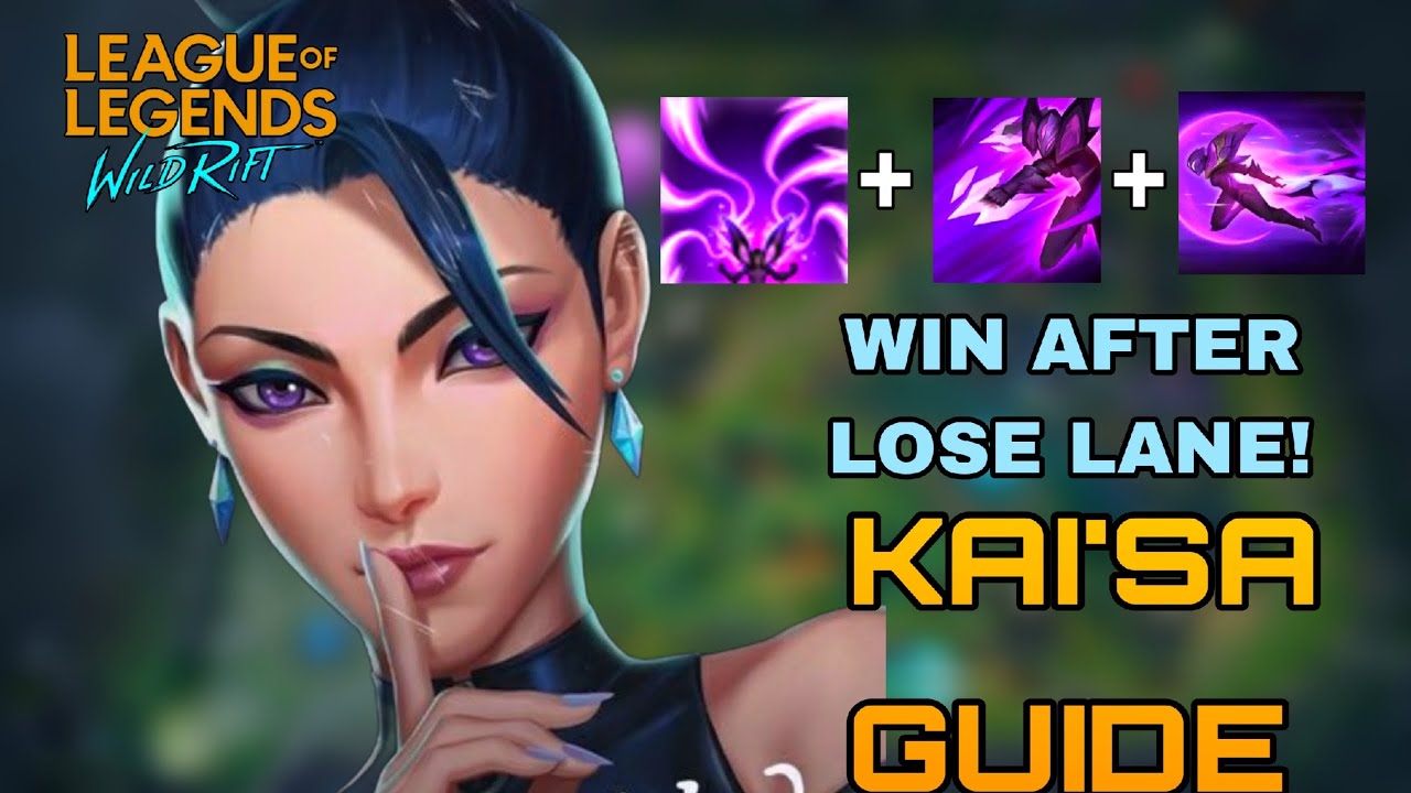 WILD RIFT KAI'SA GUIDE | EARLY GAME GUIDE FOR ADC - PART 2 #kaisa - YouTube