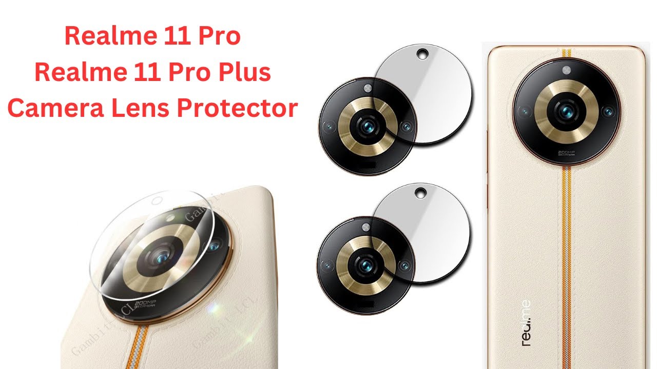 Realme 11 Pro / Realme 11 Pro Plus camera lens protector tempered glass ...