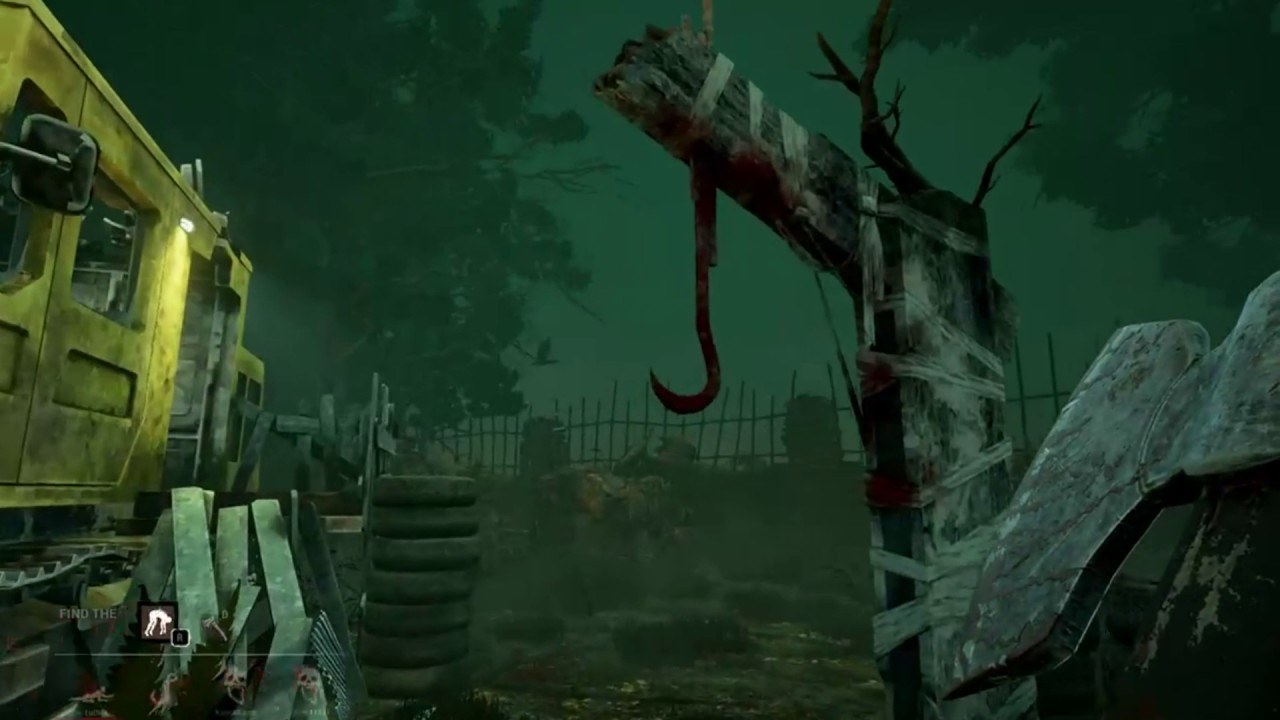 Dead by daylight-first 2 games as killer bunny - YouTube