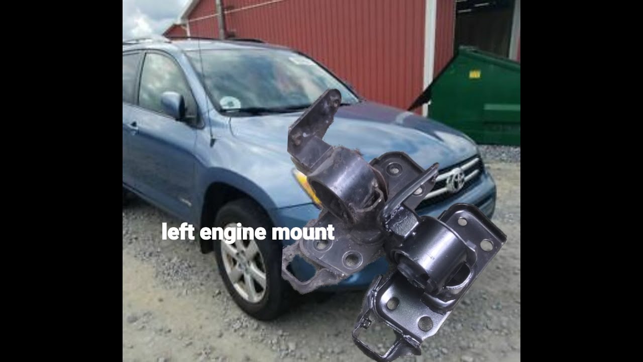 how to replace left engine mount, Rav4 2006 - YouTube