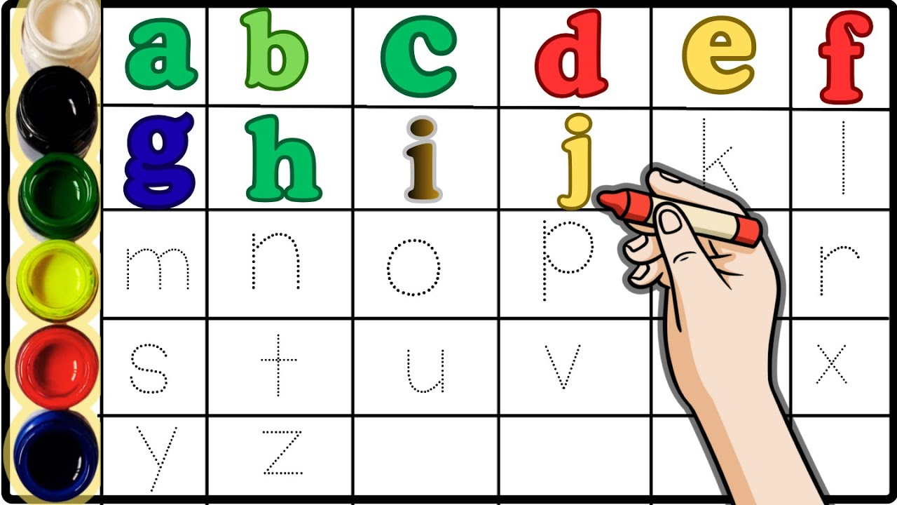 abcd | Alphabet writing for kids | ABC for Kids | A to Z Tracing ...