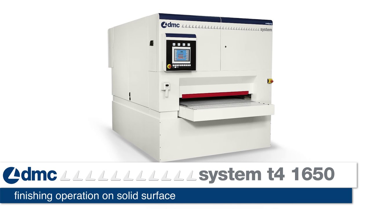DMC System finishing operation on solid surface - YouTube