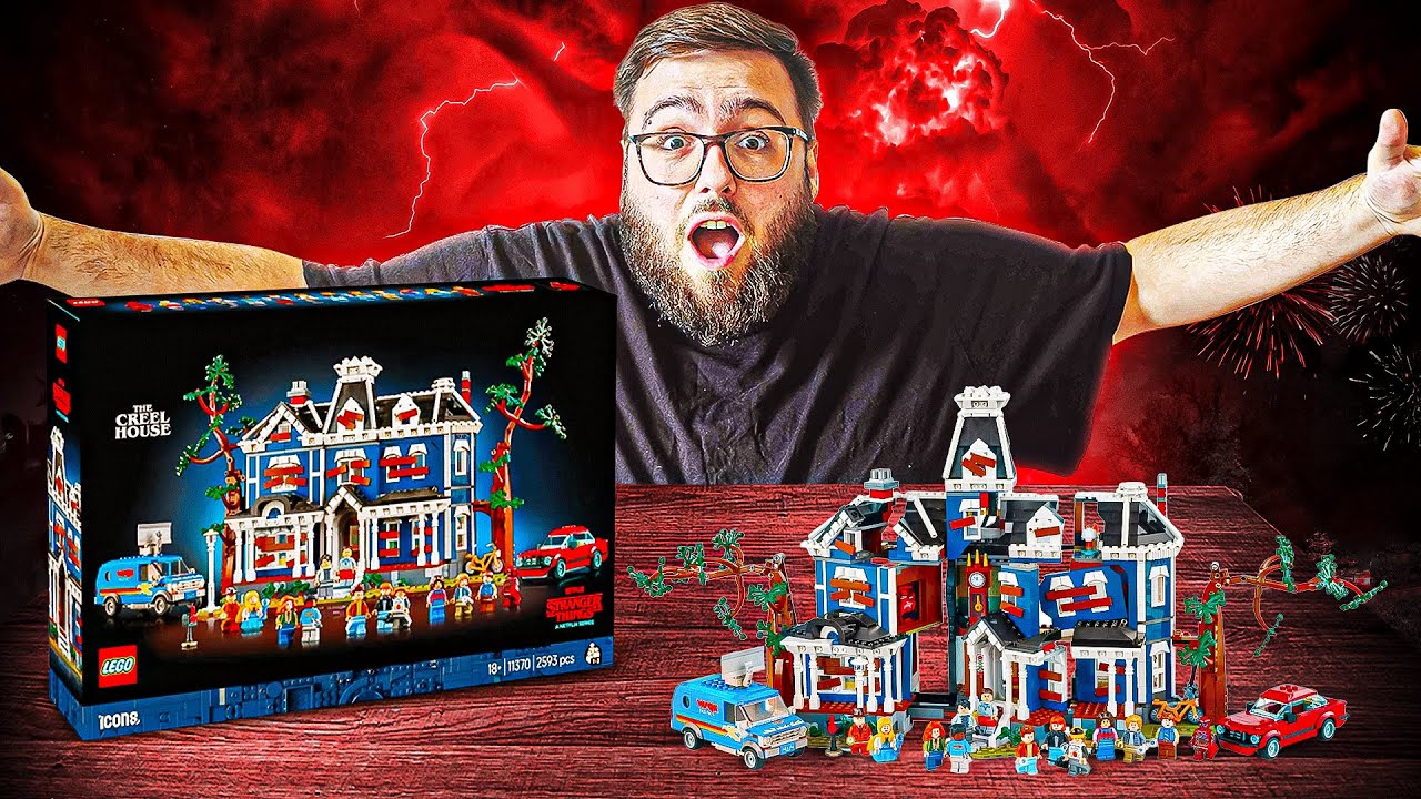 FIRST LOOK at the BRAND NEW LEGO STRANGER THINGS SET THE CREEL HOUSE ...