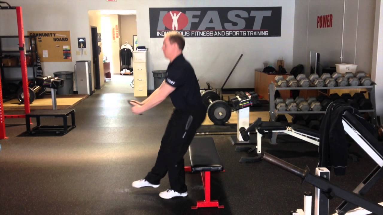 Single-Leg Squat to Box - YouTube