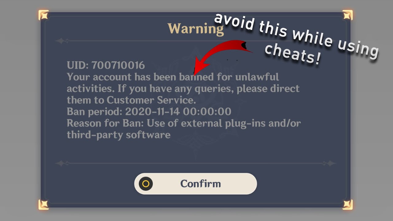 how to stay undetected in genshin while using cheats - YouTube