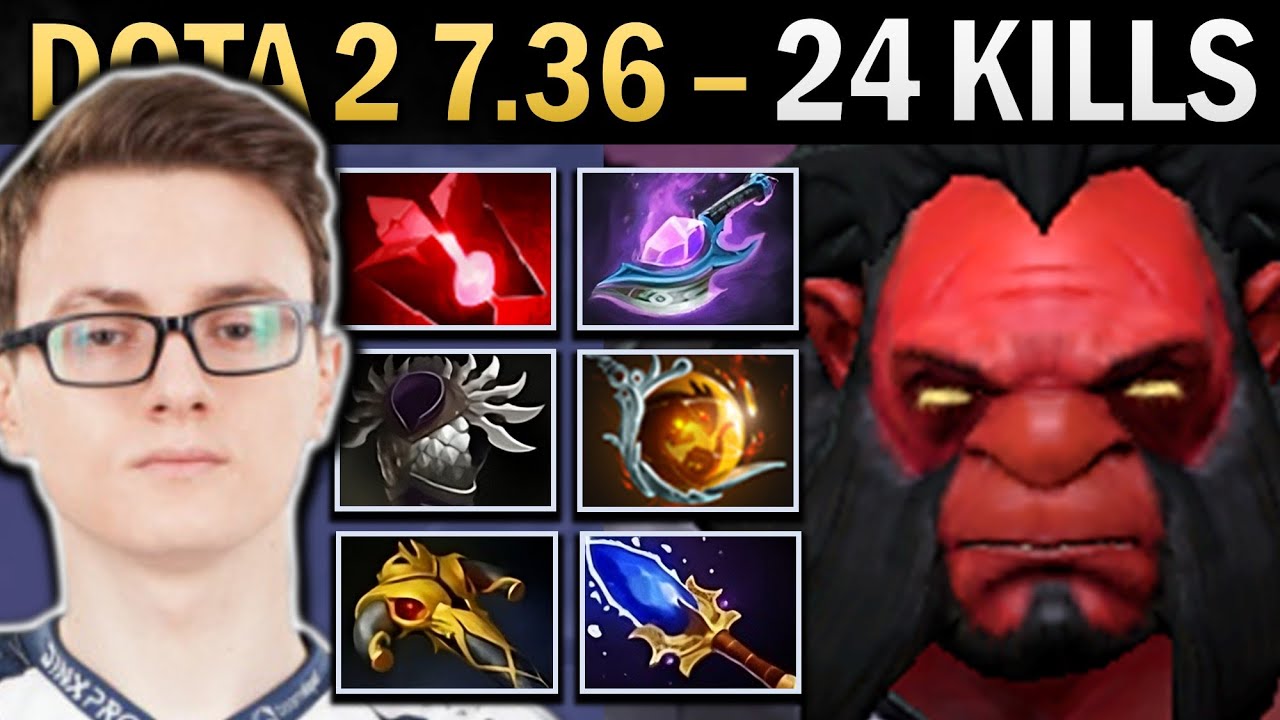 Axe Dota 2 7.36 Miracle with 24 Kills and Arcane - TI13 - YouTube