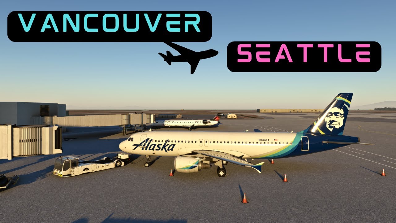 MSFS2020 LIVE! | Vancouver to Seattle | Fenix A320 VATSIM ATC - YouTube