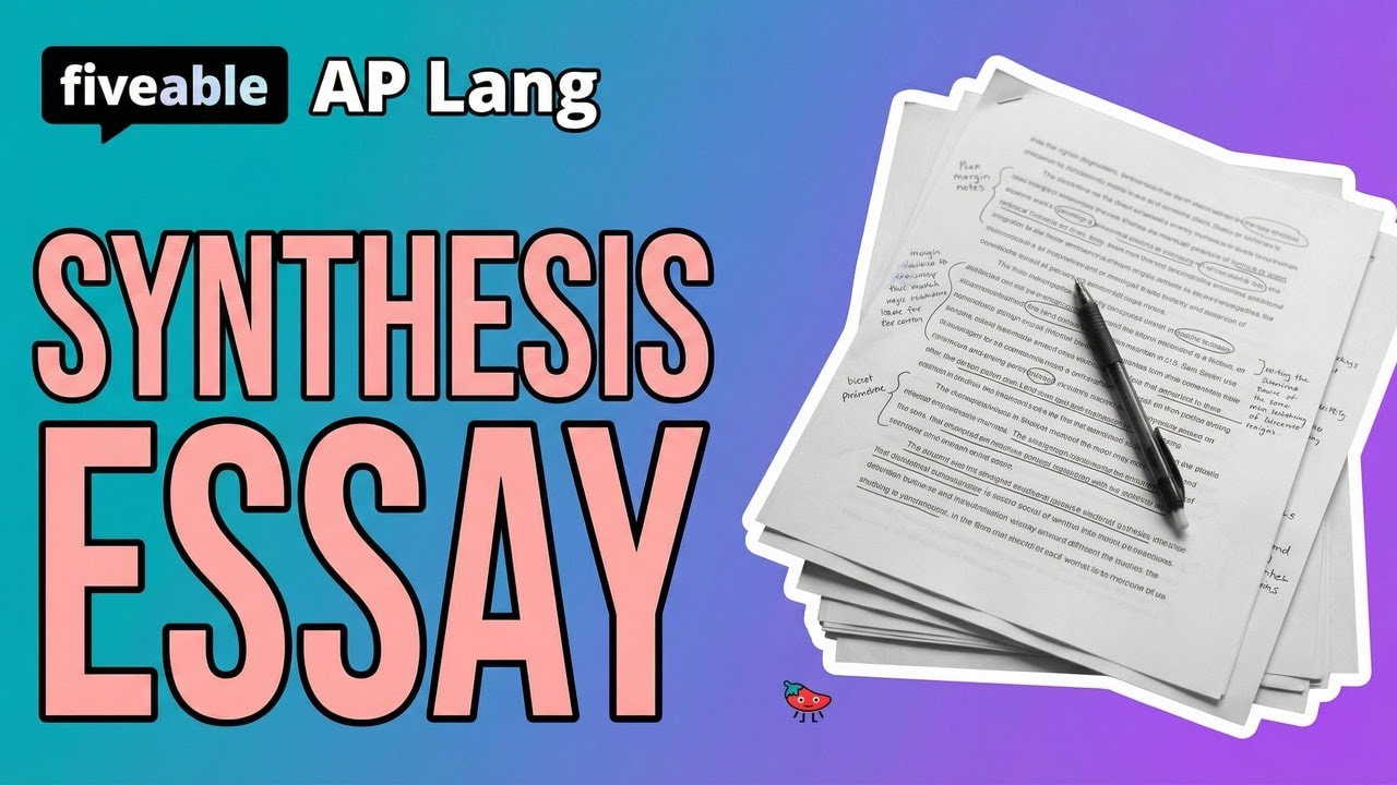 AP Lang - Synthesis Overview - YouTube