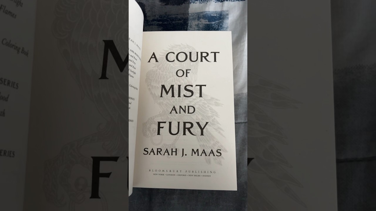 A court of mist and fury 🤩 #booktube #bookworm #acotar #fantasyreader # ...