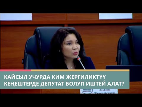 Жергиликтүү кеңештердин депутаттарынын статусу жөнүндө мыйзамга өзгөртүүлөр тууралуу