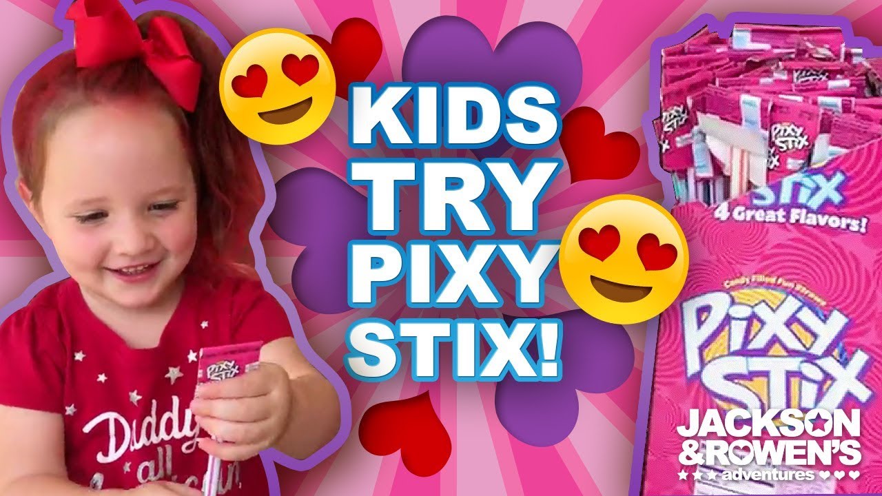 Kids Try Pixy Stix For The First Time! - YouTube