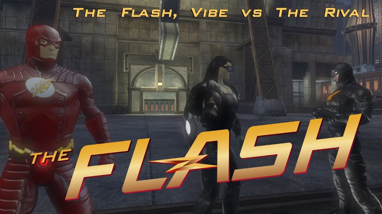 [DCUO] The Flash 3x02 The Flash, Vibe vs The Rival Fight - YouTube