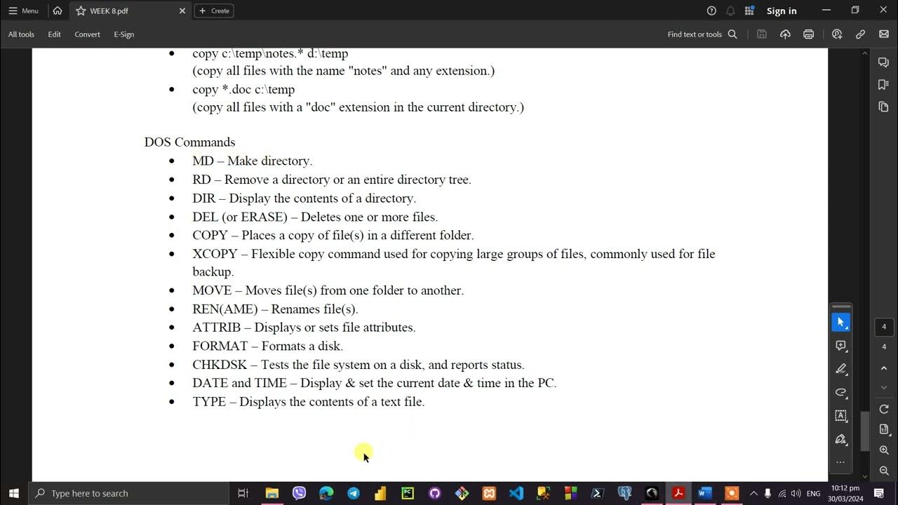 Windows Command Part 1 - YouTube