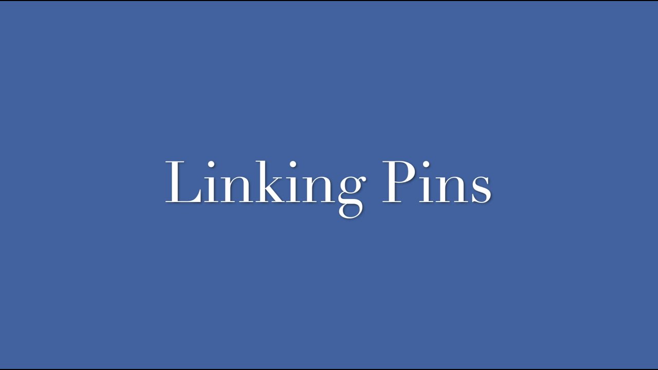 Linking Pins - YouTube