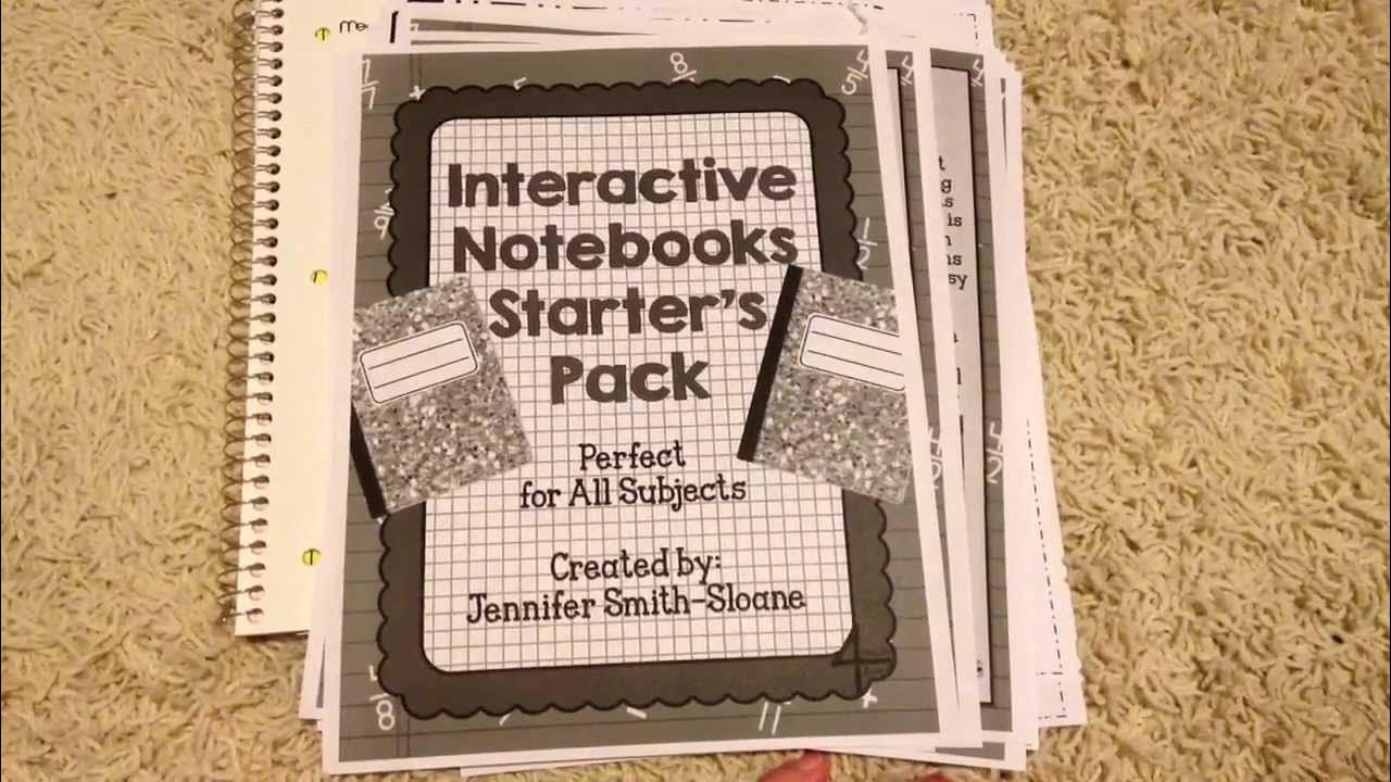 Starting the New Year with Interactive Notebooks - YouTube