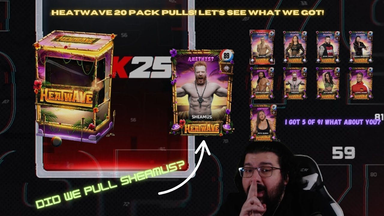 WWE 2K25 Heatwave 20 Pack Pull! Time to Grip it and Rip it! - YouTube