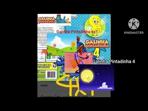 Galinha Pintadinha 4x1 dvd menu - YouTube