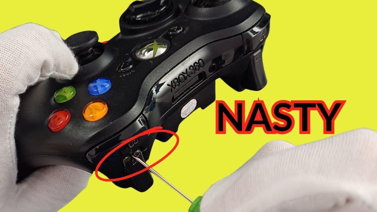 Intensely Satisfying Asmr Cleaning Of An Xbox 360 Controller - YouTube