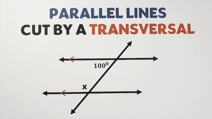 Parallel Lines With A Non Perpendicular Transversal
