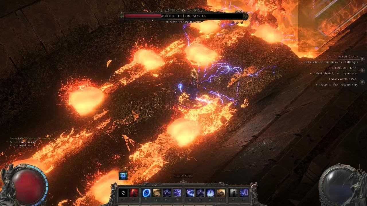 Path of Exile 2 Beta - Mektul, the Forgemaster Stormreaver Arc ...