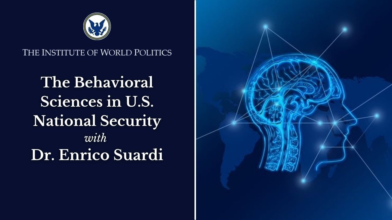 The Behavioral Sciences in U.S. National Security - YouTube