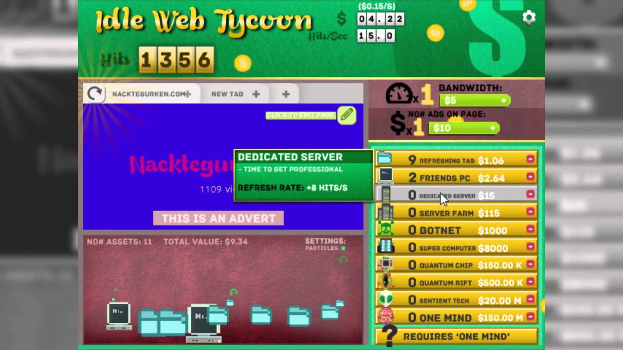 IDLE WEB TYCOON - Erinnert sich wer an Cookie Clicker? | Flashcheck - YouTube