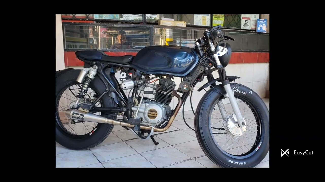 kawasaki ct100 cafe racer setup. - YouTube