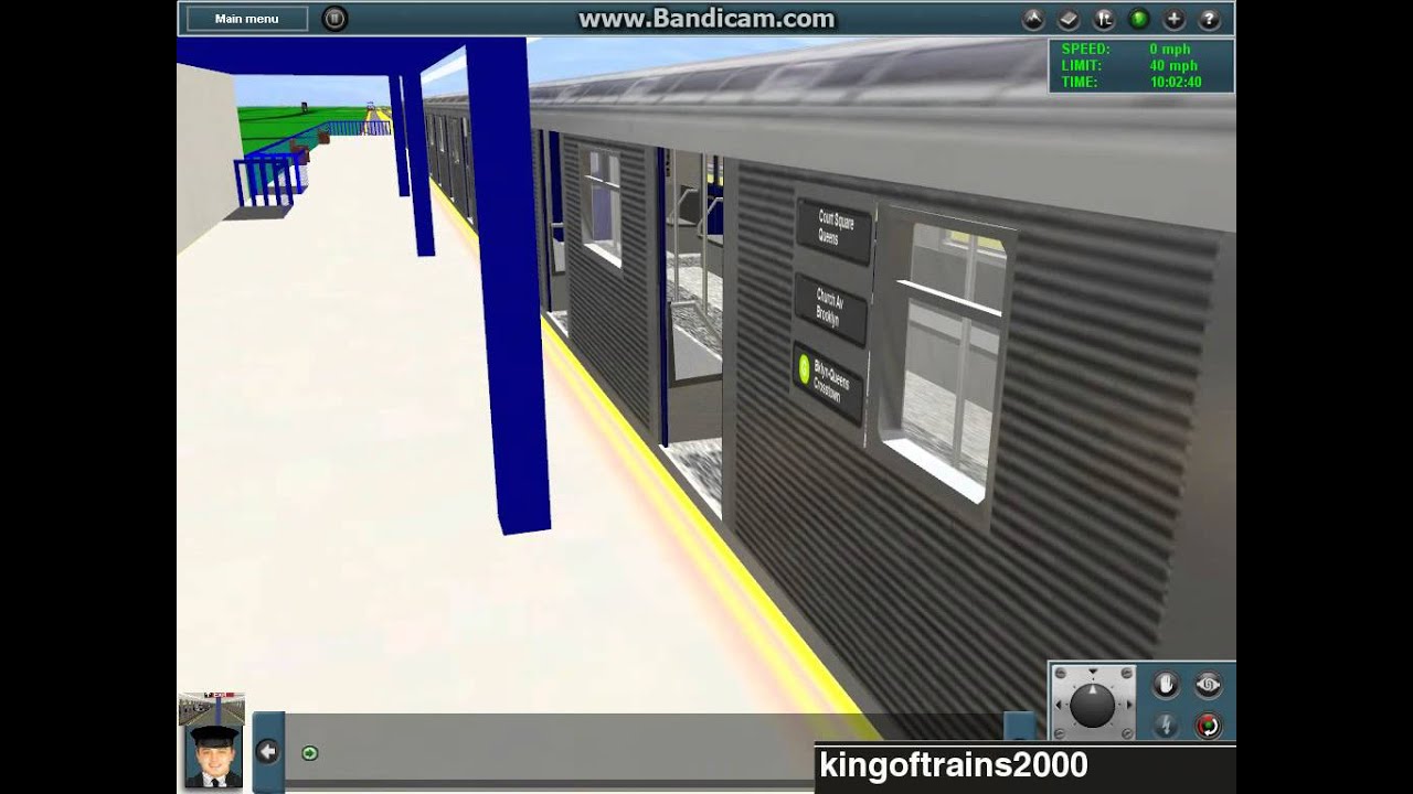 Trainz 12: Queens Bound R32 (G) Train @ Smith-9th Streets - YouTube